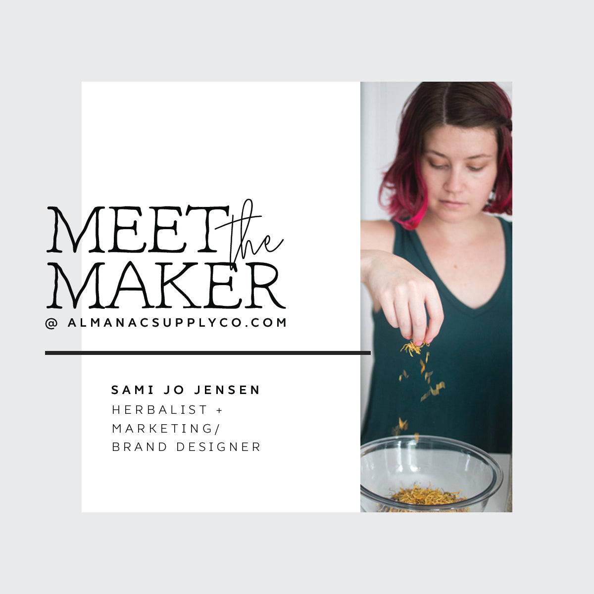 Meet the Maker: Sami Jo Jensen – Almanac Supply Co.
