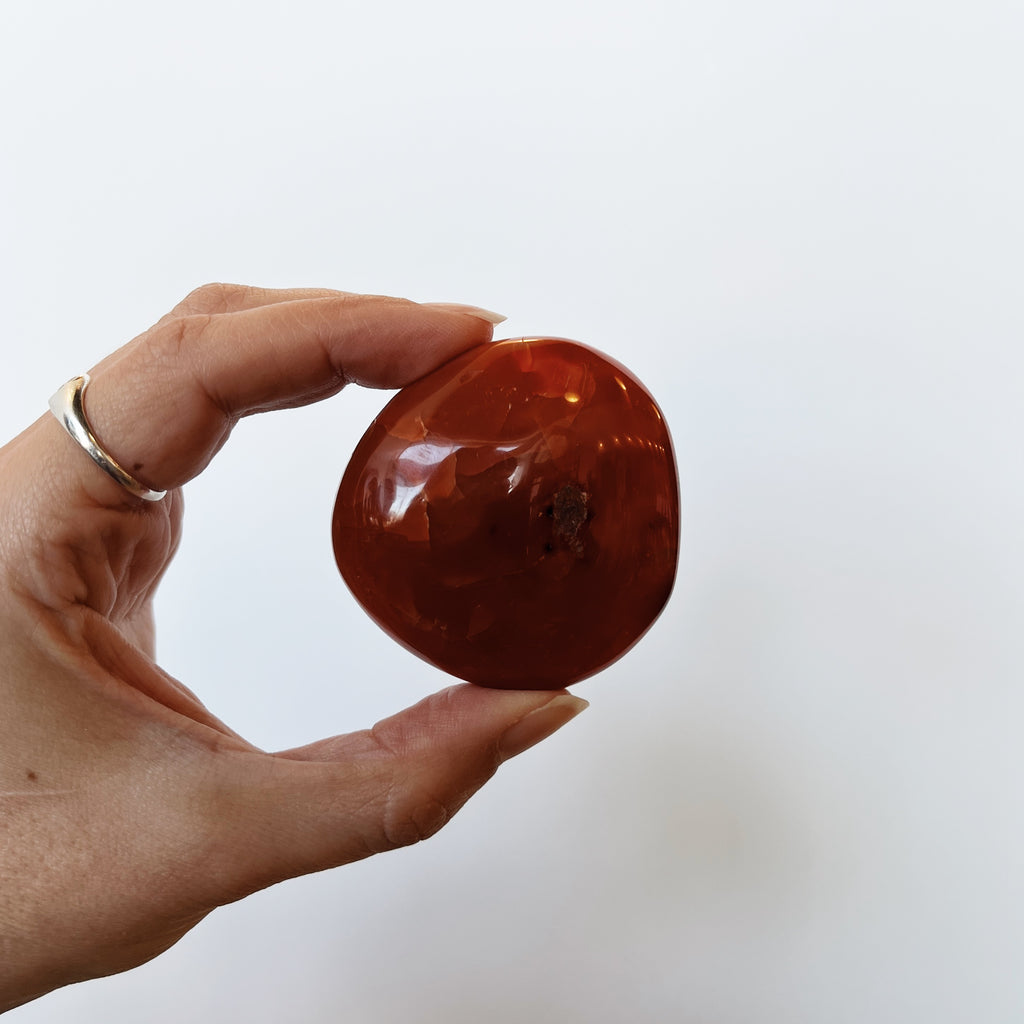 Carnelian Palm Stone - Crystal Shop – Almanac Supply Co.