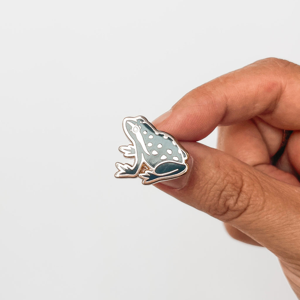 Frog Enamel Pin - Nature Store – Almanac Supply Co.