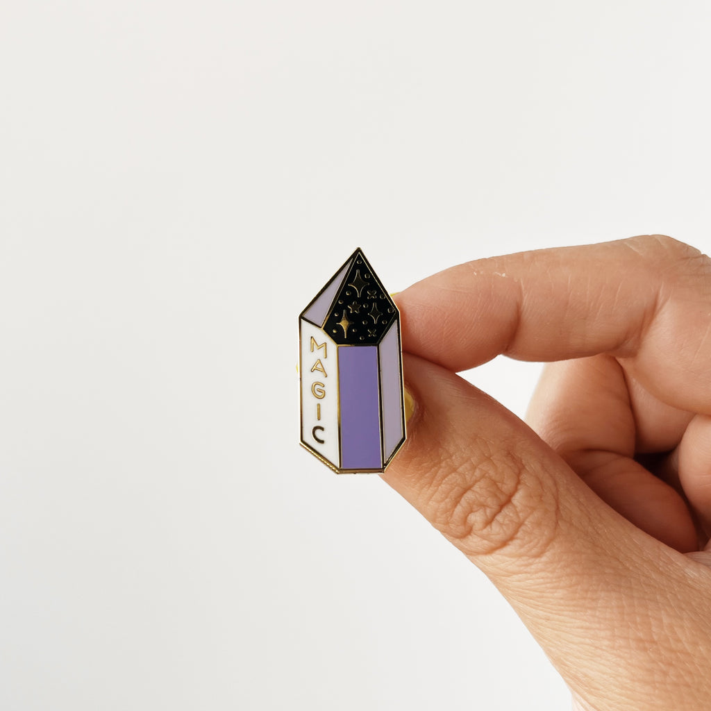 Magic Crystal Enamel Pin - Nature Shop – Almanac Supply Co.