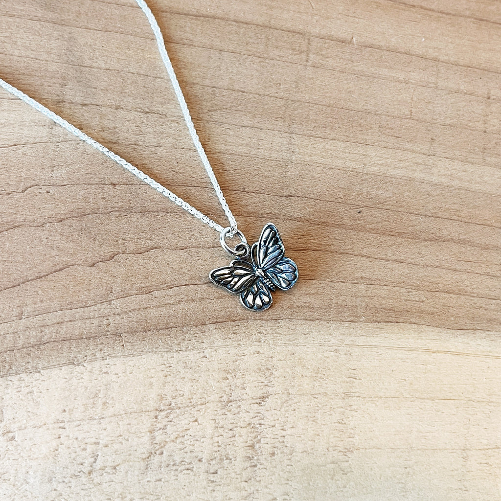 Monarch Butterfly Charm in Sterling Silver - Nature Store – Almanac ...