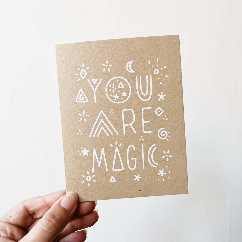 You Are Magic Greeting Card - Crystal Shop - Stationery – Almanac ...