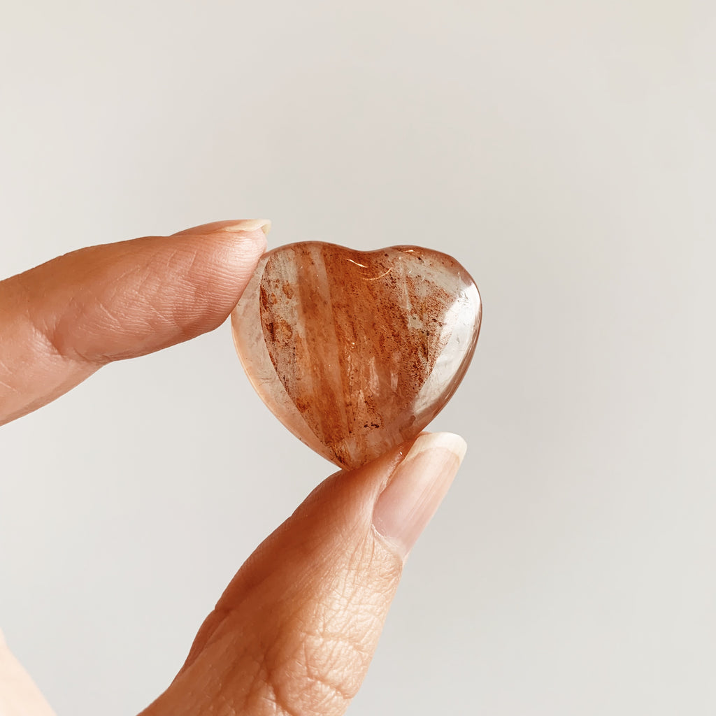 Fire Quartz Heart - Crystal Shop – Almanac Supply Co.