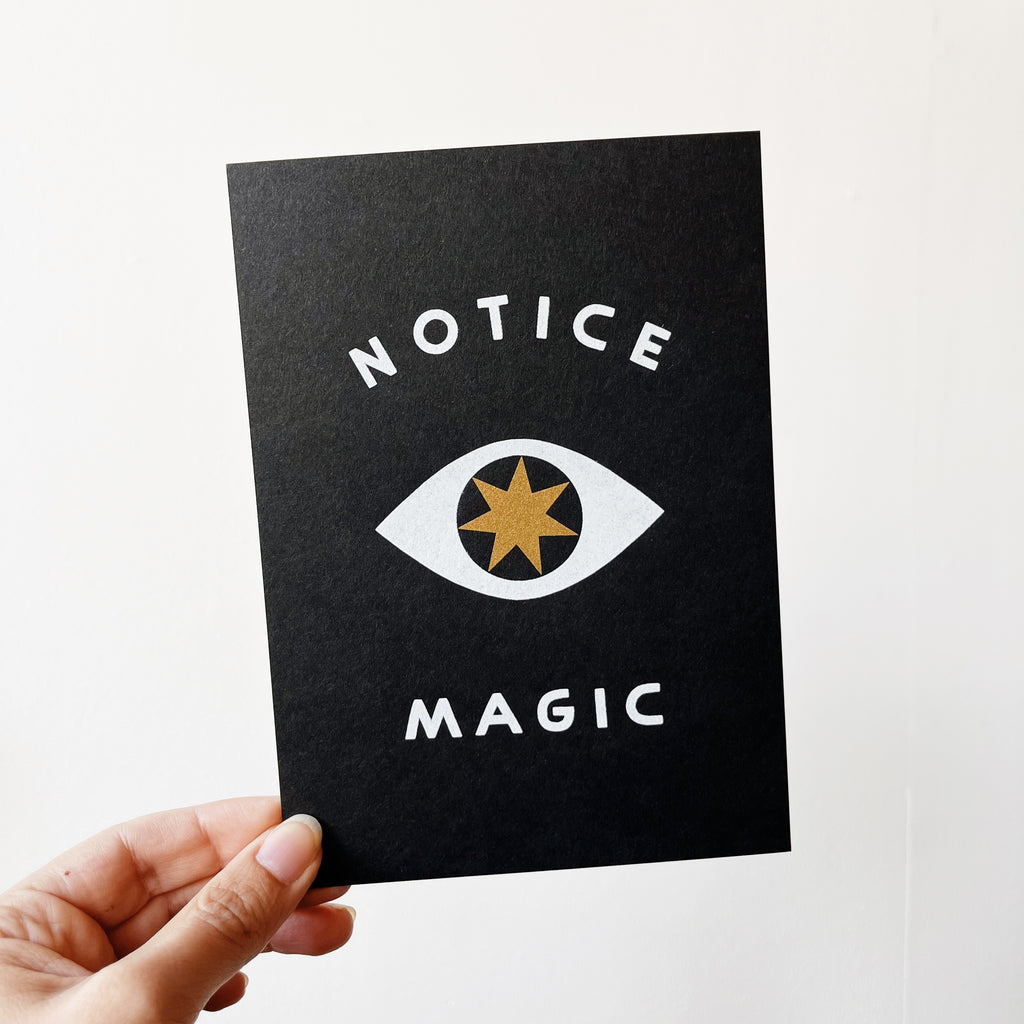 Notice Magic Art Print - Screen Print - Crystal Shop – Almanac Supply Co.
