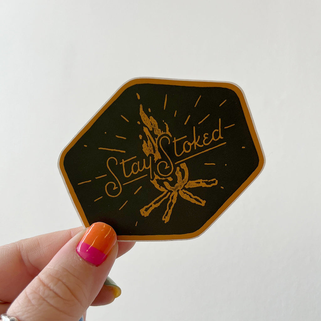 Stay Stoked Sticker - Vinyl Stickers - Nature Store – Almanac Supply Co.