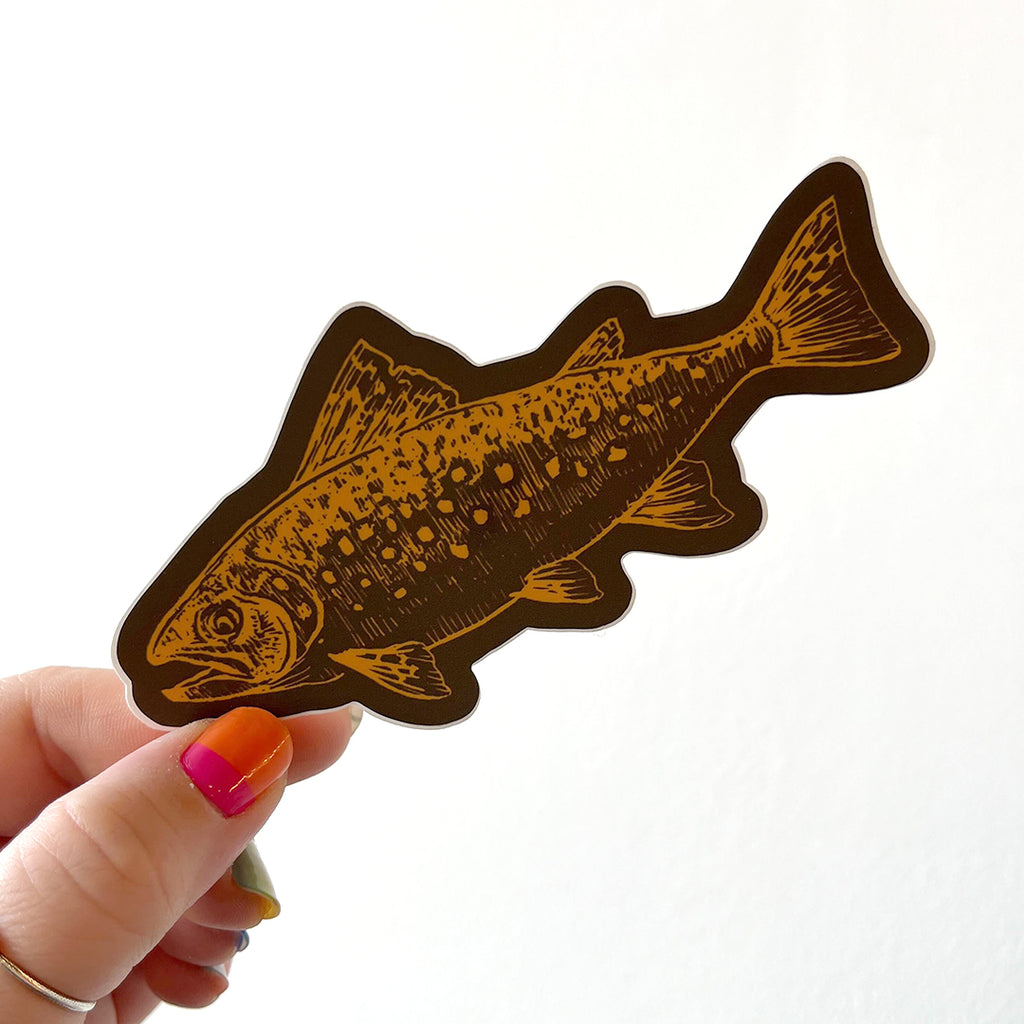 Trout Sticker - Vinyl Stickers - Nature Store – Almanac Supply Co.