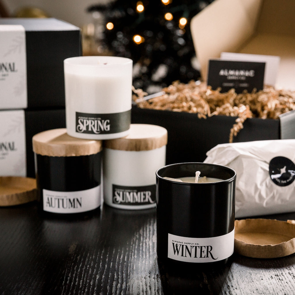 Seasonal Soy Wax Candle Set - Crystal Candles – Almanac Supply Co.